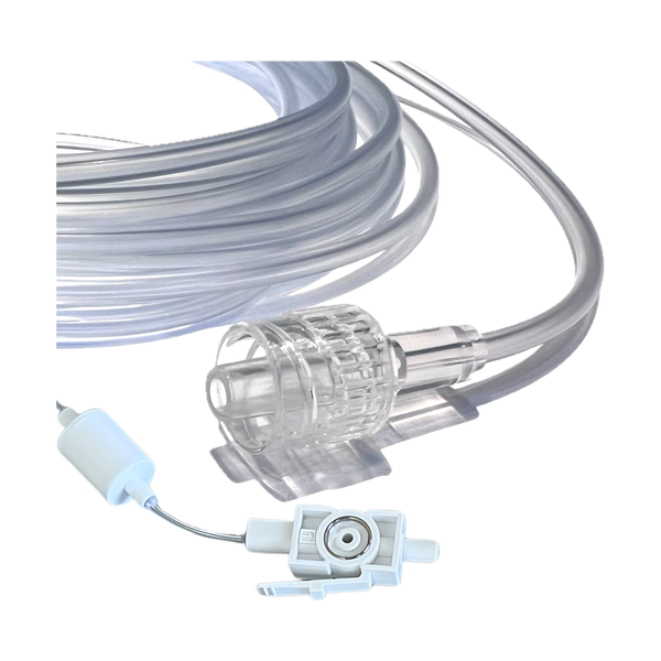 CO₂ Sample Line Kit for Respironics to Male Luer Lock Connection with ...
